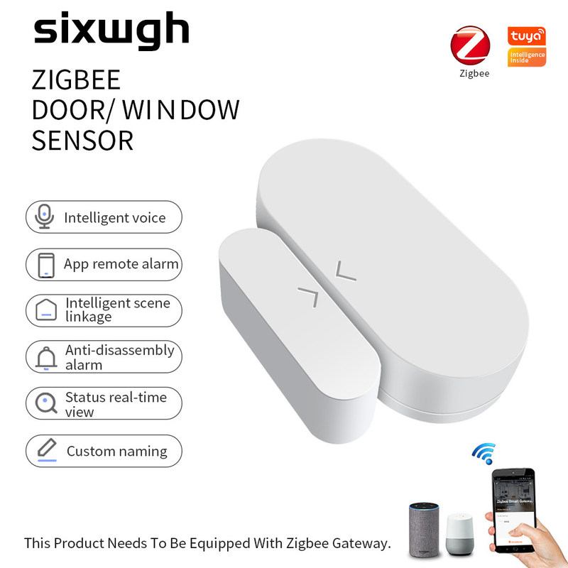 Graffiti Smart Alarm Sensor Door Magnetic ZigBee Intelligent Wireless ...